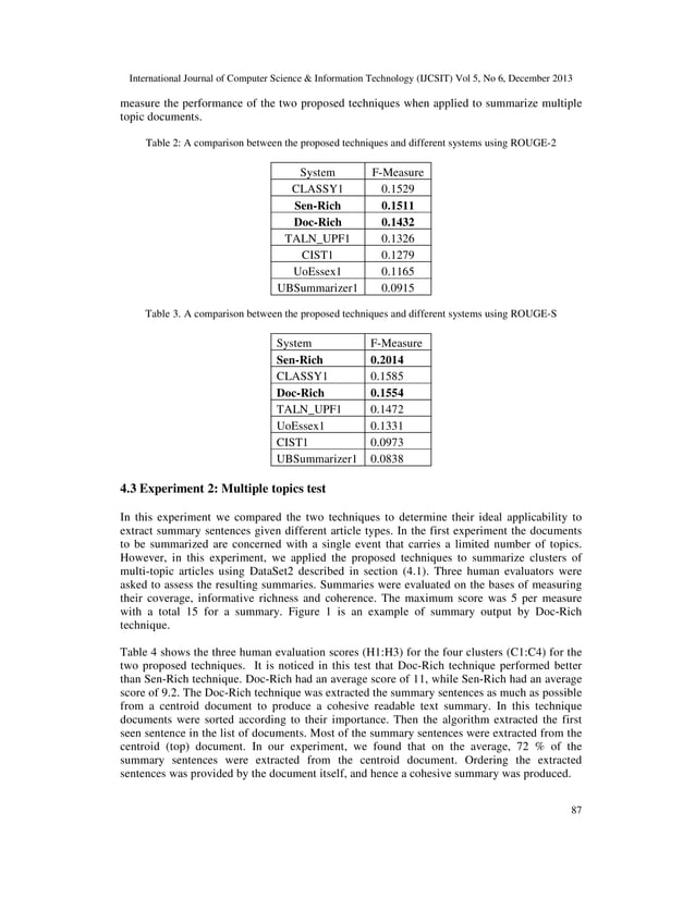 Multi-Topic Multi-Document Summarizer | PDF