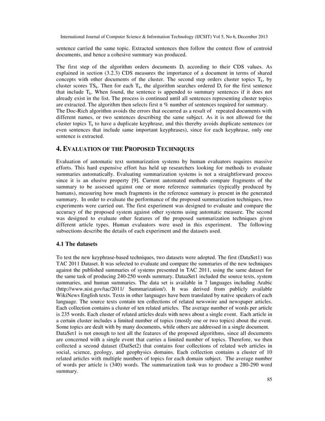 Multi Topic Multi Document Summarizer Pdf