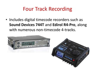 Multitrack Workflow for Cinema/Video | PPTX