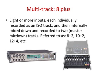 Multitrack Workflow for Cinema/Video | PPTX