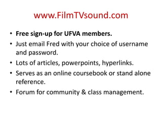 Multitrack Workflow for Cinema/Video | PPTX
