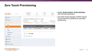Multi-Vendor Access Network Management with Aruba Airwave | PPT