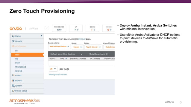 Multi-Vendor Access Network Management with Aruba Airwave | PPT