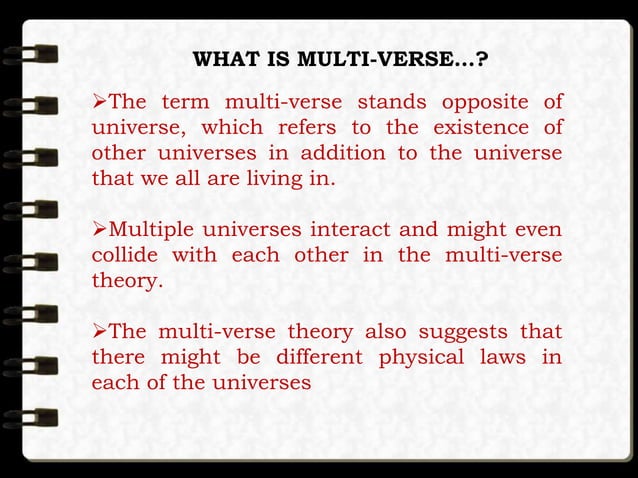 Multi verse optimization | PPT Multi verse optimization | PPT