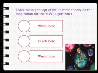 Multi verse optimization | PPTX | Physics | Science