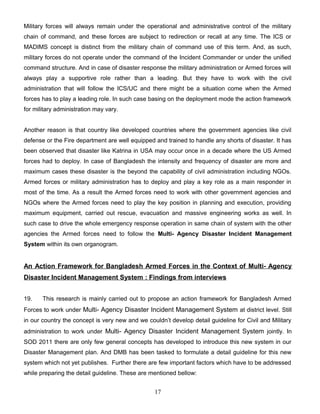 Multi – agency disaster incident management system an action framework ...