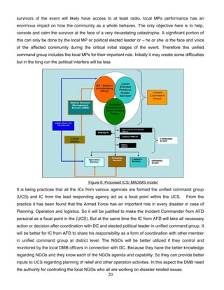 Multi – agency disaster incident management system an action framework ...