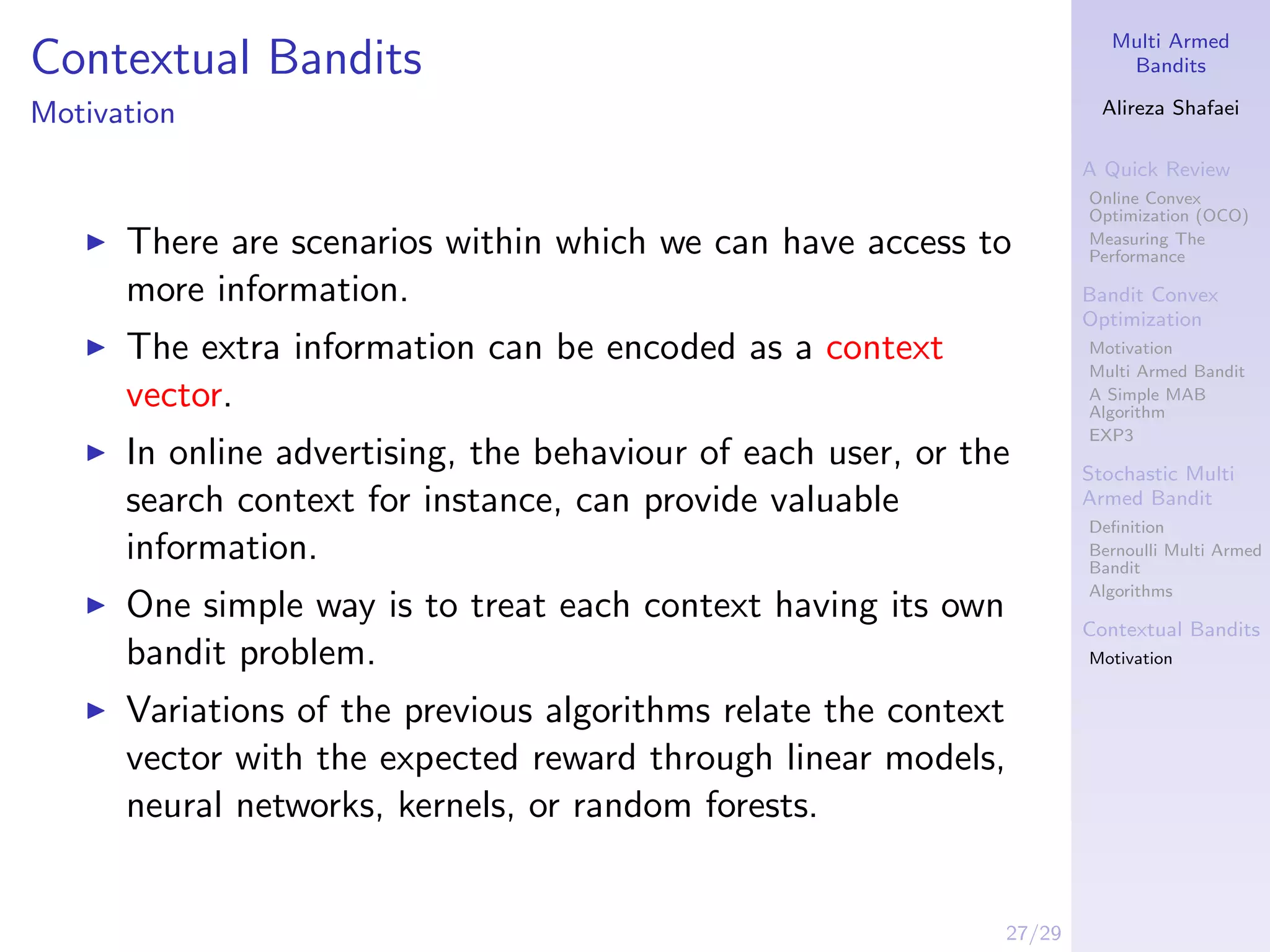 Multi Armed Bandits | PDF