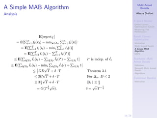Multi Armed Bandits | PDF