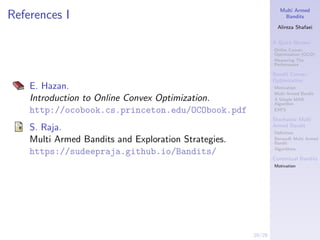 Multi Armed Bandits | PDF