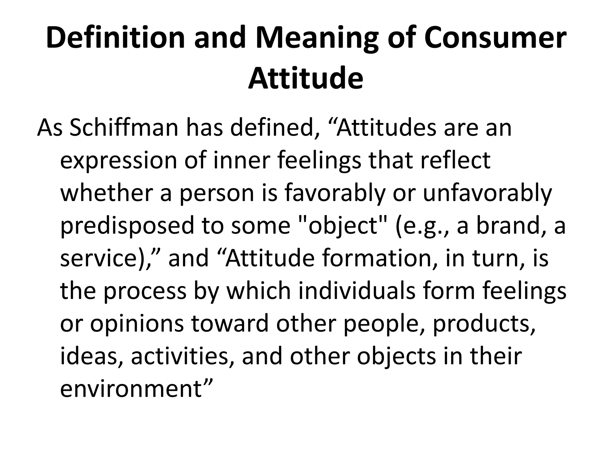 Multi attribute attitude model | PPTX