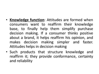 Multi attribute attitude model | PPTX