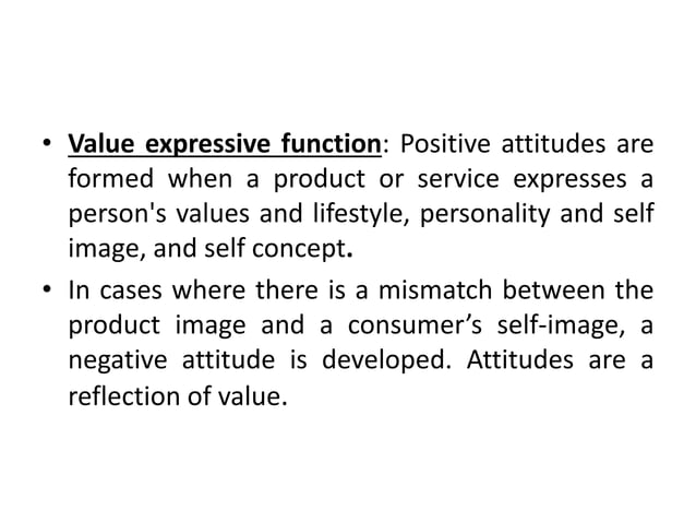 Multi attribute attitude model | PPTX