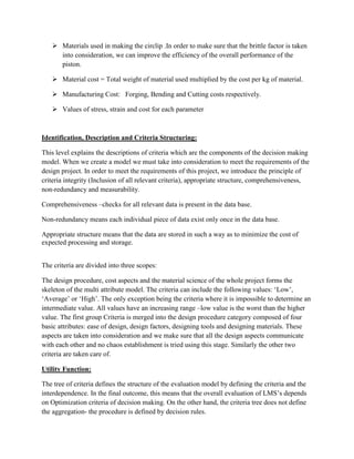 Multi attribute decision making | DOCX