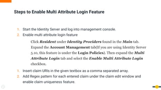 Multi attribute login feature | PPT