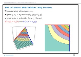 Multiattribute utility copula | PPT