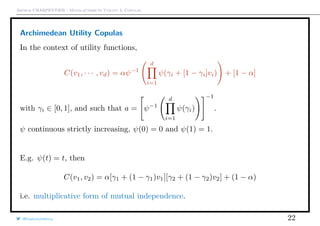 Multiattribute utility copula | PPT