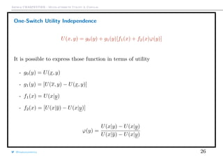 Multiattribute utility copula | PPT