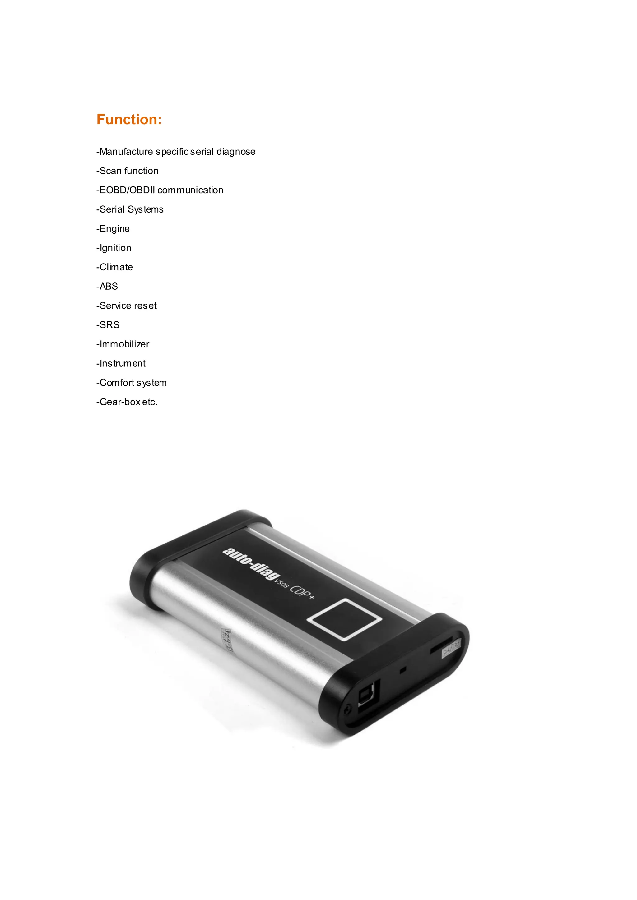 Multi auto diag vs08 cdp plus for cars & trucks 2 in 1 20131version | PDF