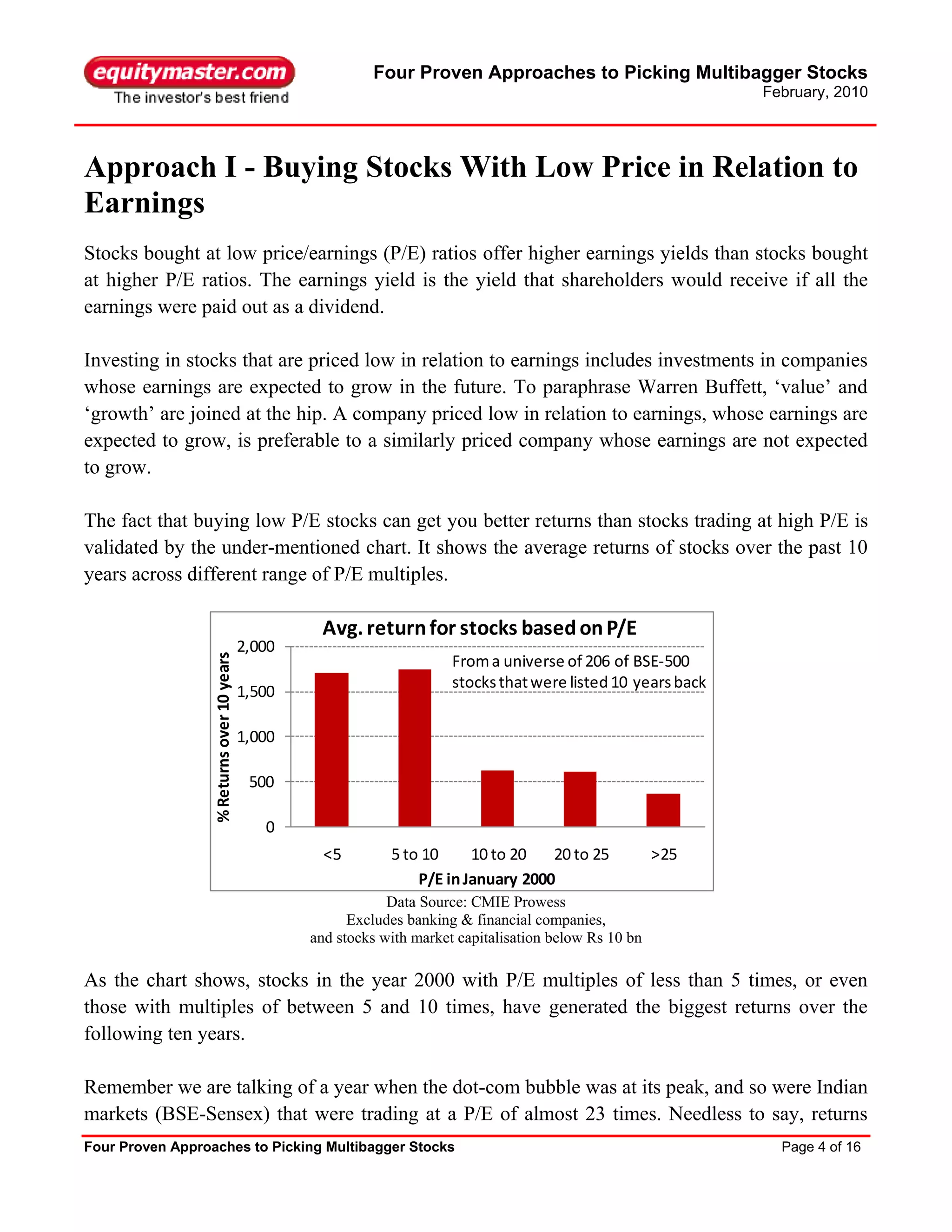 Multibagger stock ideas | PDF