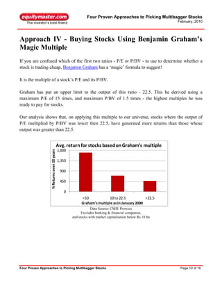 Multibagger stock ideas | PDF