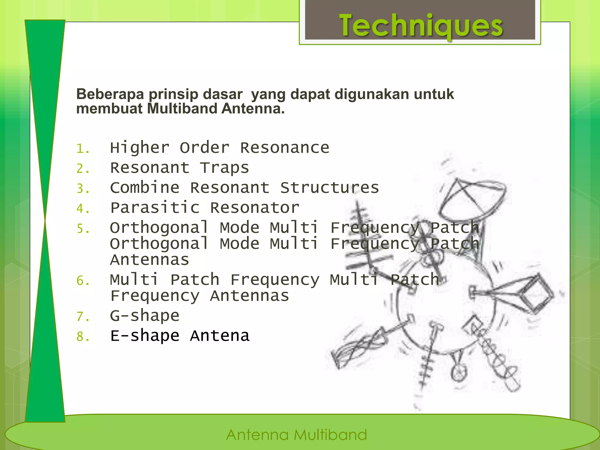 cop Multiband antenna | PPTX