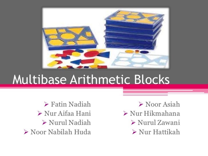Multibase Arithmetic Blocks multibase-arithmetic-blocks