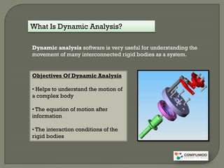 Multibody dynamic analysis | PPTX