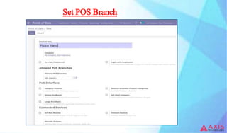 Multiple Branch operation Management Odoo App | PPT