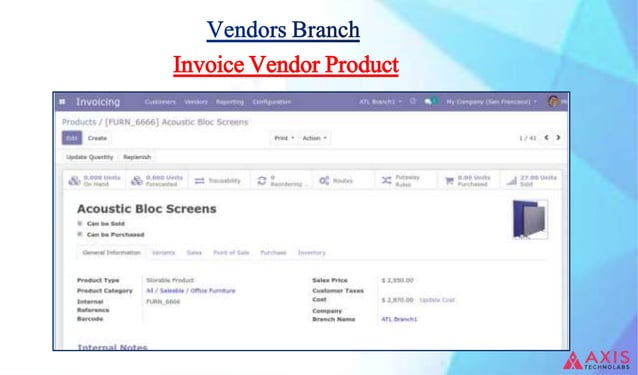Multiple Branch operation Management Odoo App | PPT Multiple Branch operation Management Odoo App | PPT