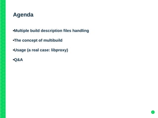 Convert your package to multibuild on Open Build Service | ODP | Programming Languages | Computing