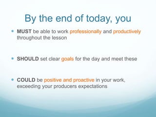 Multicamera lesson 1 | PPTX