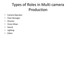 Multi-Cam Techniques | PPT