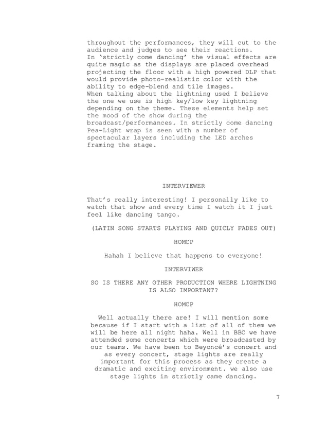 Multi camera productions script final | DOCX | Cameras and Camcorders ...