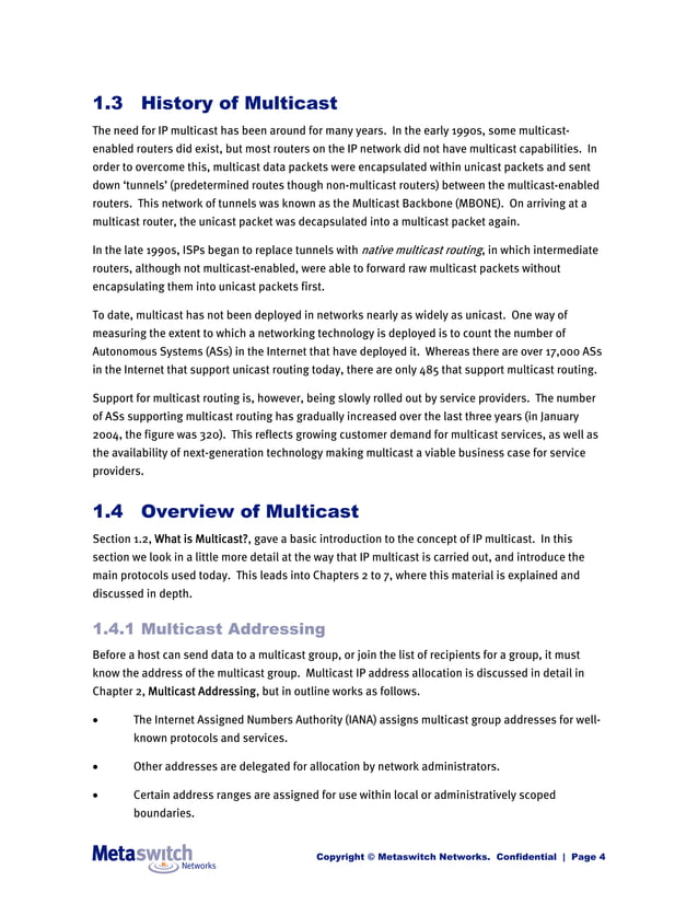 IP Multicast Explained | PDF