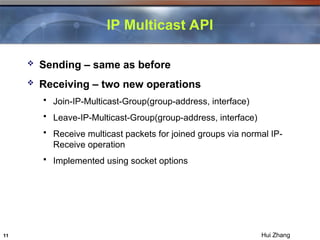 ip multicast routing and switching in networking | PPT