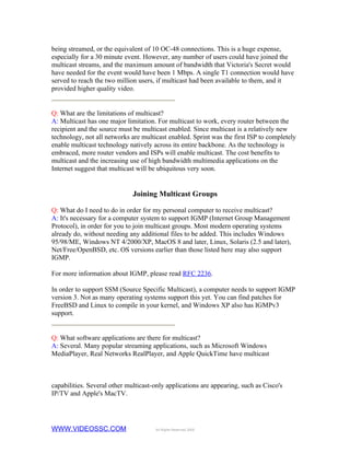 Multicast Basics | PDF