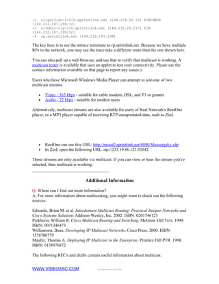 Multicast Basics | PDF