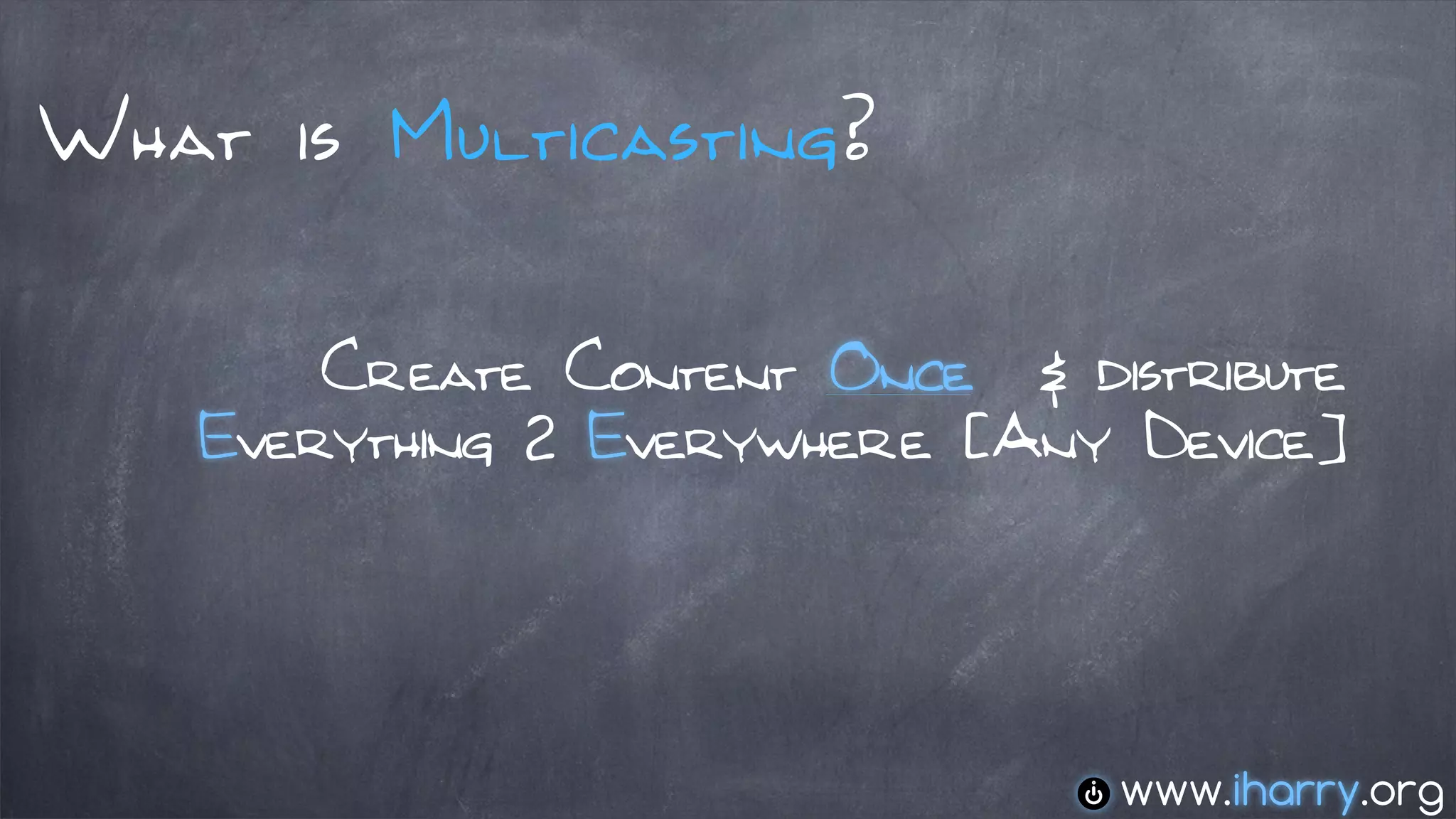 Multicasting 101 | PPT