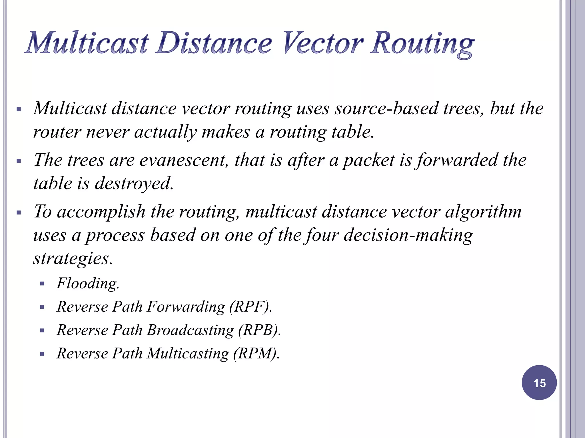 Multicastingand multicast routing protocols | PPT Multicastingand multicast routing protocols | PPT