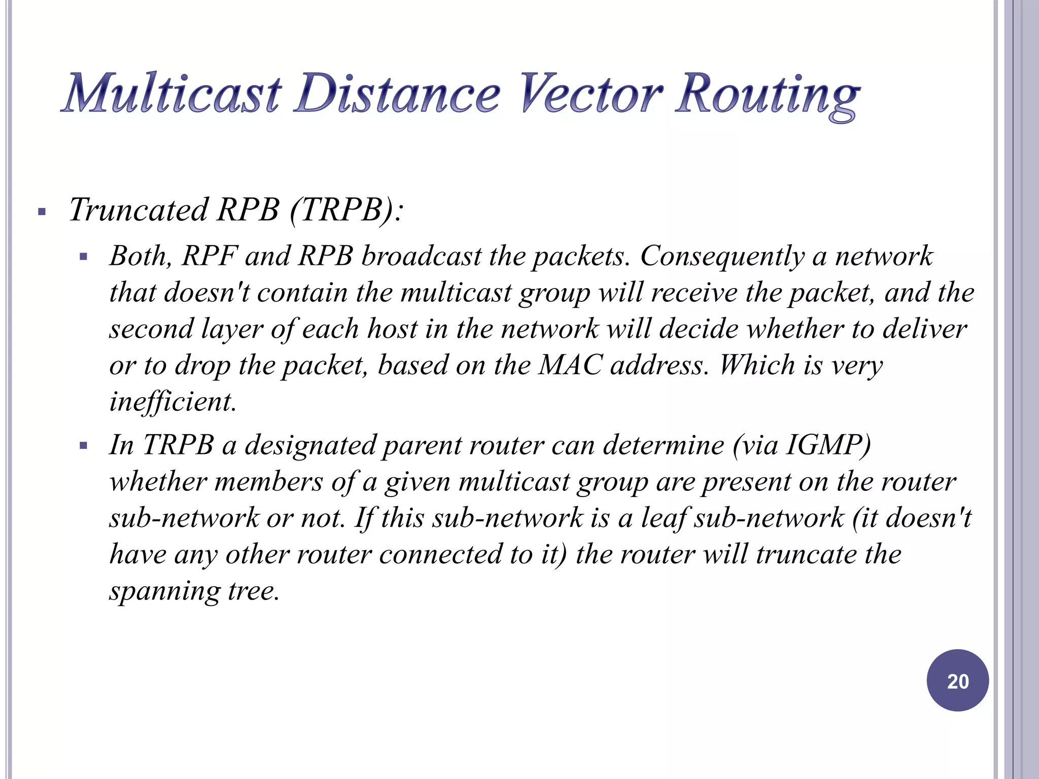 Multicastingand multicast routing protocols | PPT Multicastingand multicast routing protocols | PPT