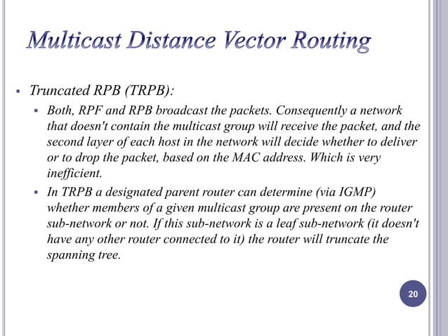 Multicastingand Multicast Routing Protocols Pptx Computer Networking Computing