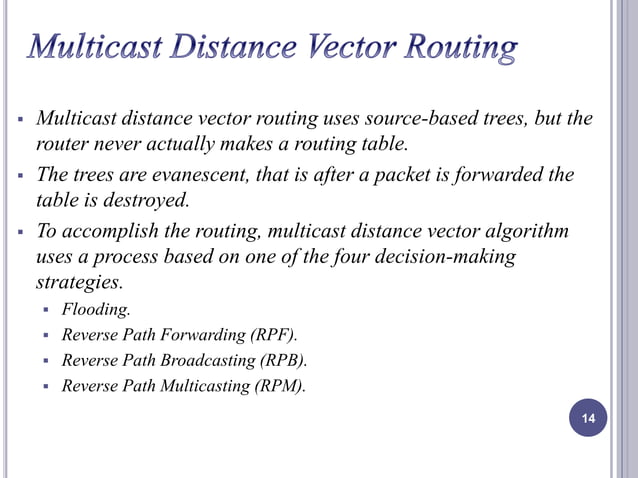 Multicastingand multicast routing protocols | PPTX