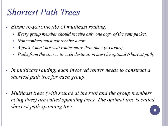 Multicastingand multicast routing protocols | PPTX
