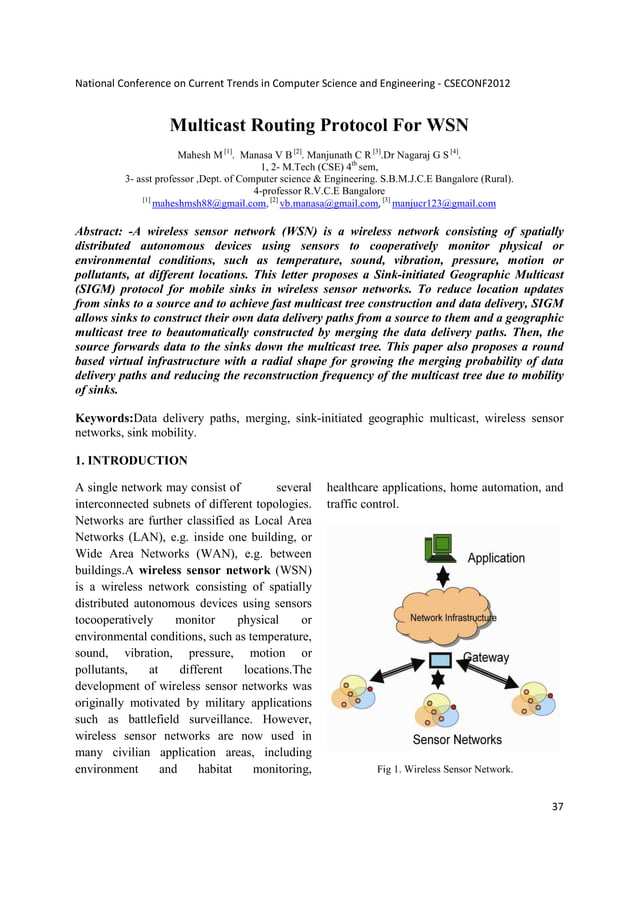 Multicasting routing protocol_for_wsn | PDF