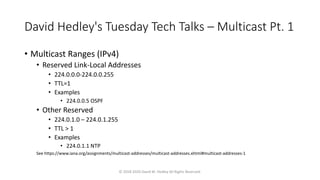 Learning Multicast Part 1: Fundamentals | PPT