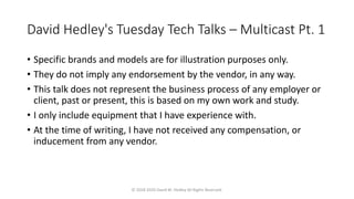 Learning Multicast Part 1: Fundamentals | PPT