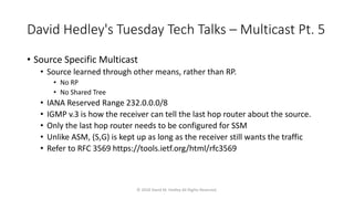 Learning Multicast Part 5 How routers know where the RP is | PPT