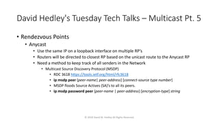 Learning Multicast Part 5 How routers know where the RP is | PPT