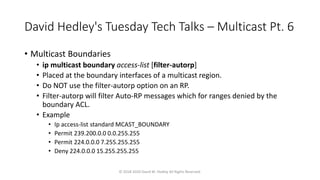 Learning Multicast Part 6 Troubleshooting | PPT